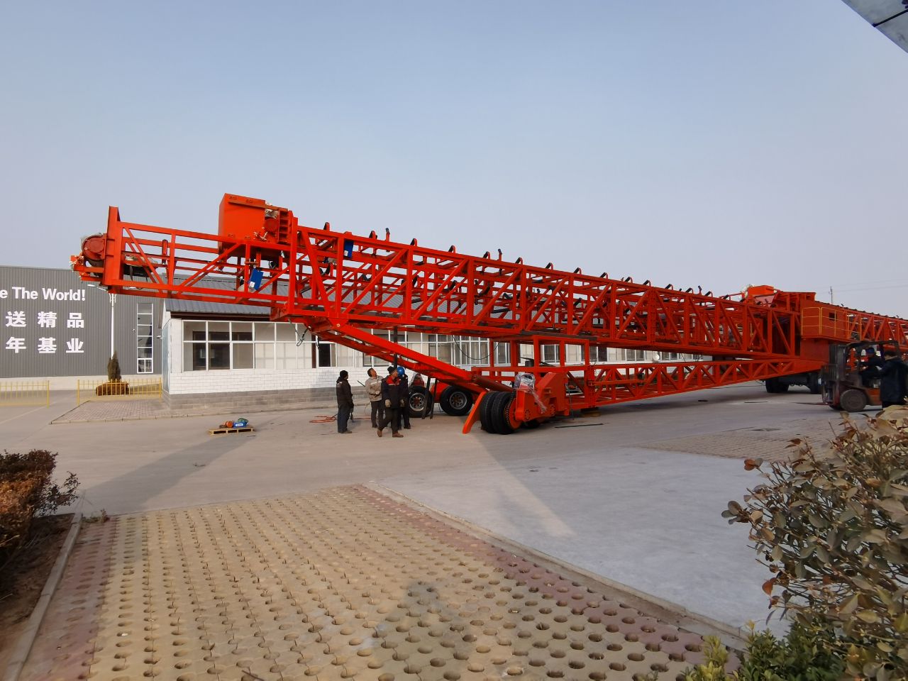 Wheel Radial Stacker for conveyor system